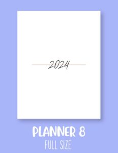Planner Cover Pages - FREE 2024 Planner Pages | Printabulls