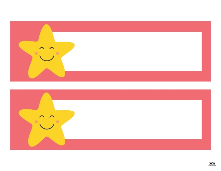 Name Tags - 44 Unique Designs - FREE | Printabulls