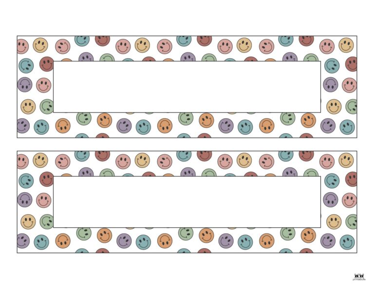 Name Tags - 44 Unique Designs - FREE | Printabulls