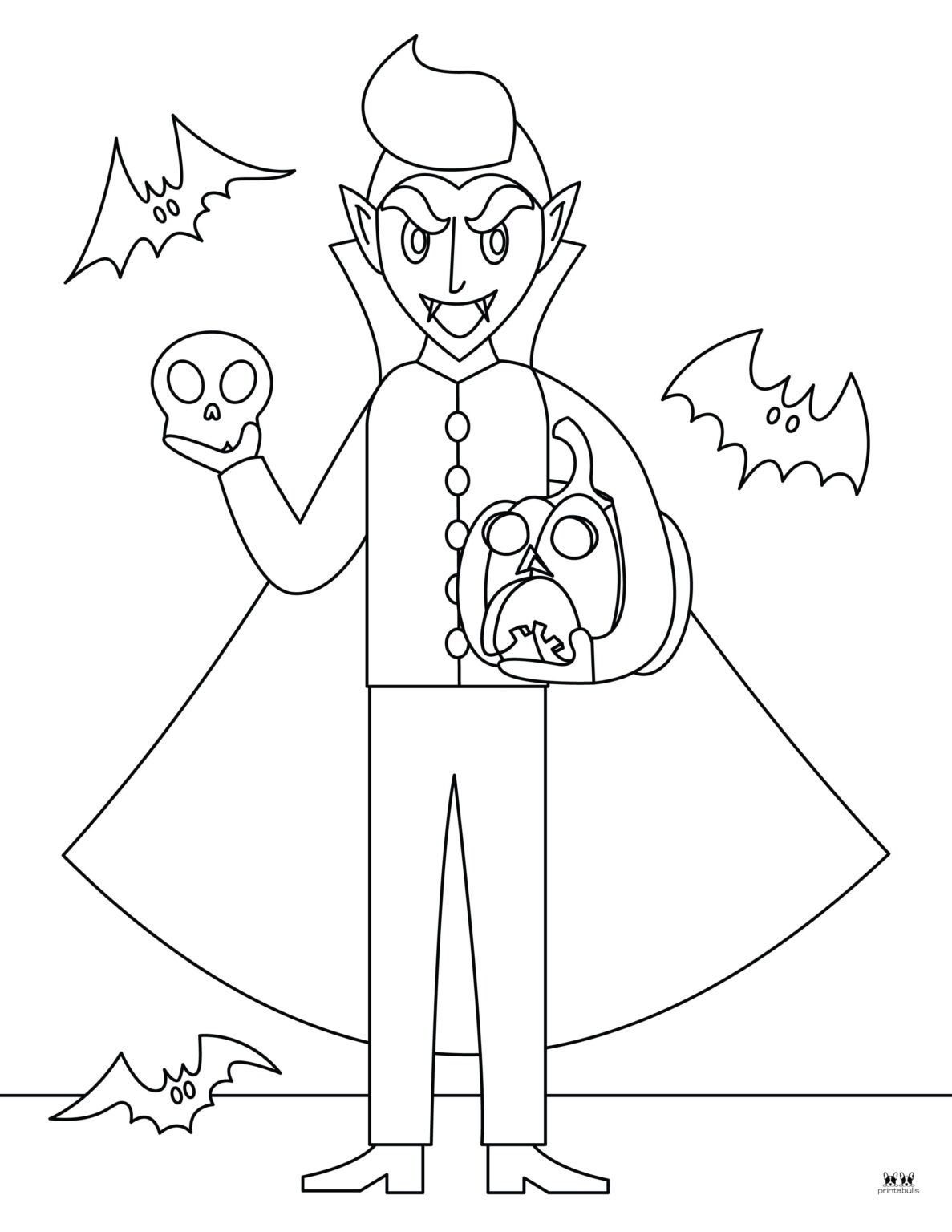 Vampire Coloring Pages & Outlines - 26 FREE Pages | Printabulls