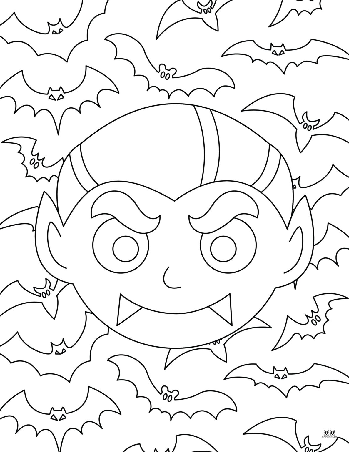 Vampire Coloring Pages & Outlines - 26 FREE Pages | Printabulls