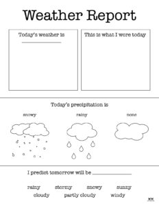 Weather Worksheets & Printables - 50 FREE Pages | Printabulls
