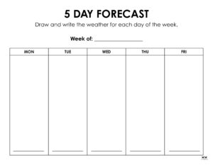 Weather Worksheets & Printables - 50 FREE Pages | Printabulls