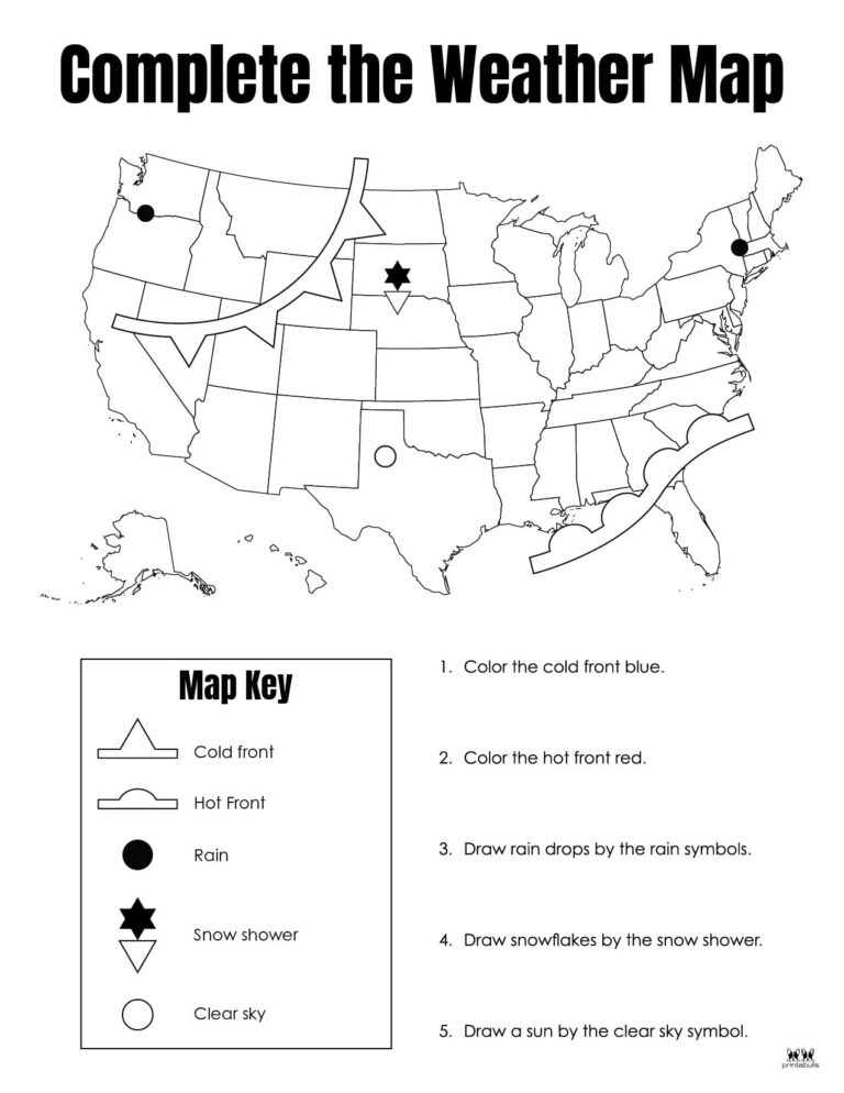 Weather Worksheets & Printables - 50 FREE Pages | Printabulls