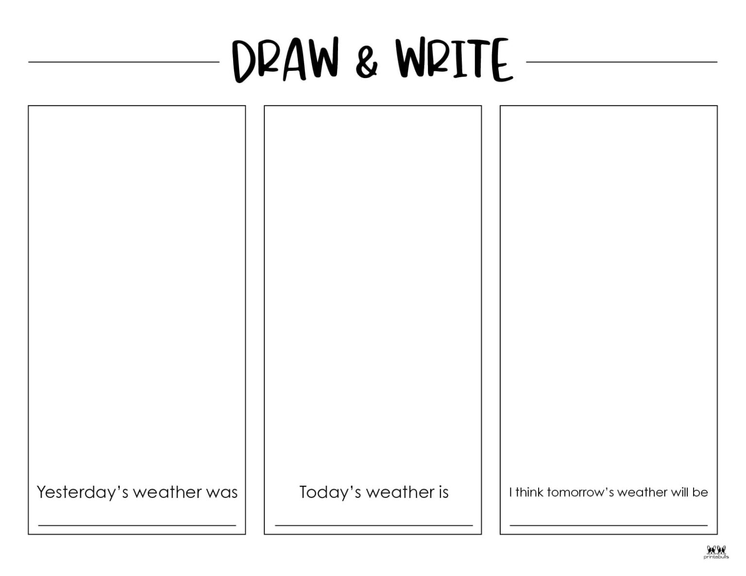 Weather Worksheets & Printables - 50 FREE Pages | Printabulls