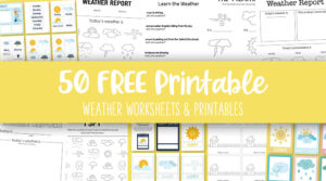 Weather Worksheets & Printables - 50 FREE Pages | Printabulls