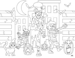 Zombie Coloring Pages - 25 FREE Pages | Printabulls