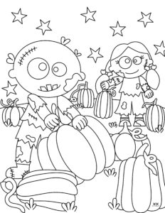 Zombie Coloring Pages - 25 FREE Pages | Printabulls