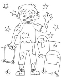 Zombie Coloring Pages - 25 FREE Pages | Printabulls