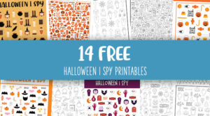 Halloween I Spy Printables - 14 FREE Pages | Printabulls