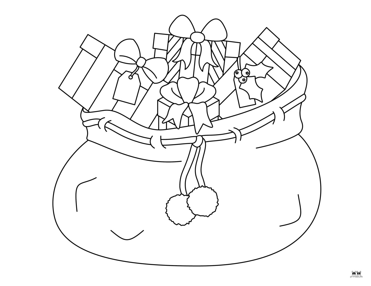 Christmas Present Coloring Pages - 25 FREE Pages | Printabulls