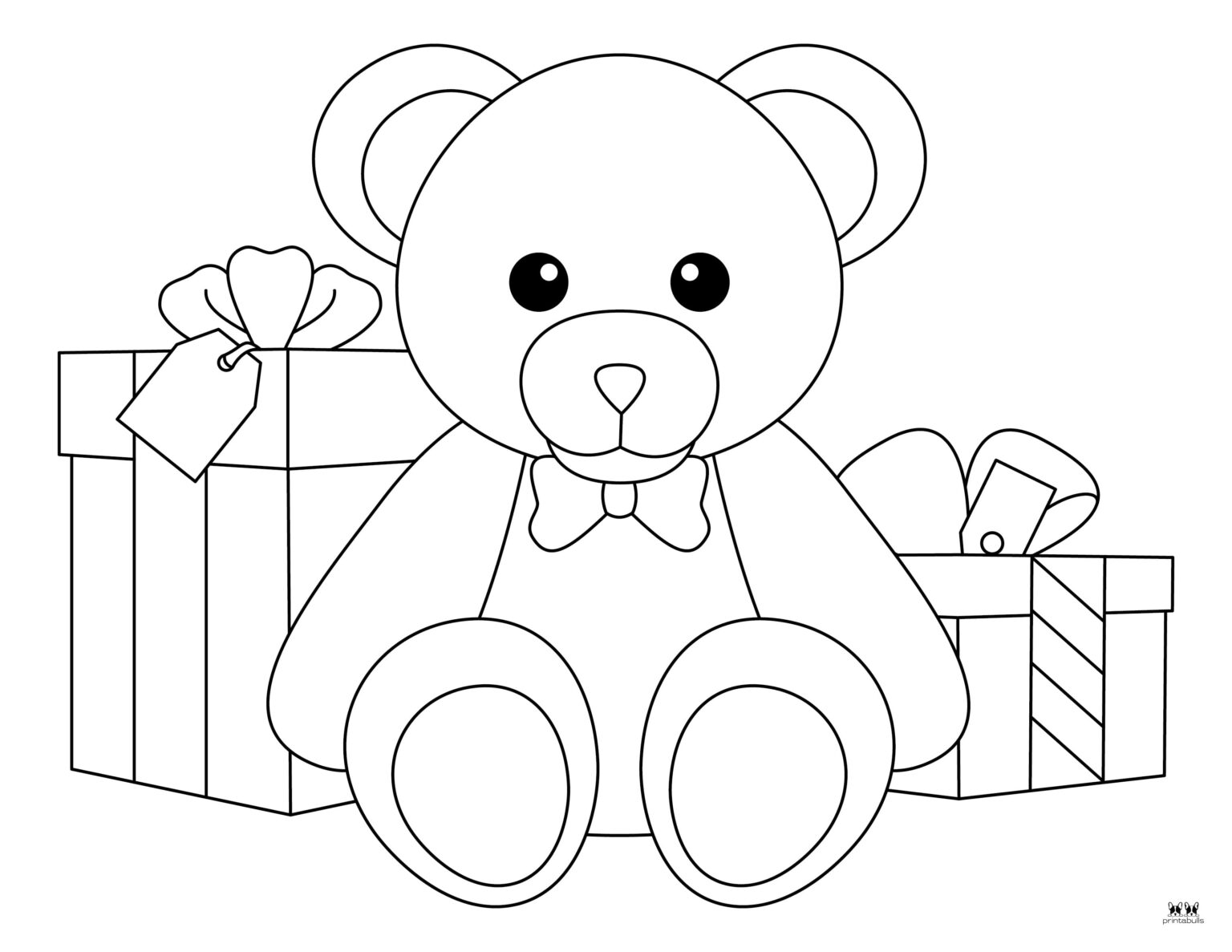 Christmas Present Coloring Pages - 25 FREE Pages | Printabulls