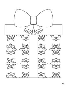 Christmas Present Coloring Pages - 25 FREE Pages | Printabulls