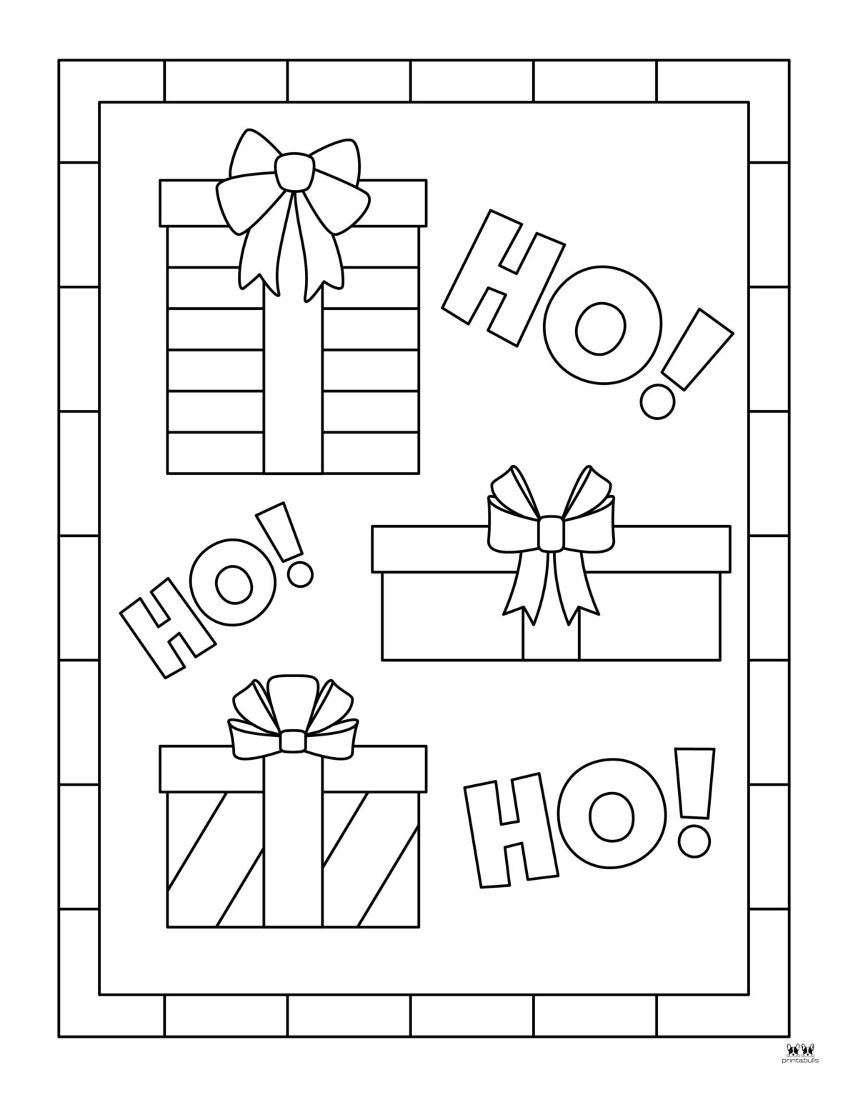 Christmas Present Coloring Pages - 25 FREE Pages | Printabulls