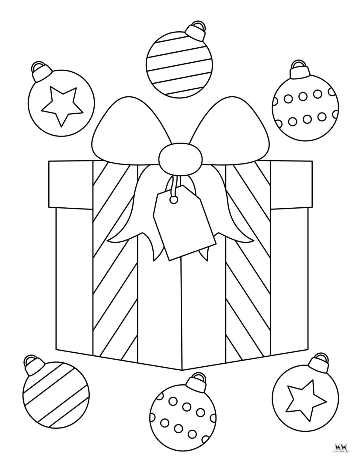 Christmas Present Coloring Pages - 25 FREE Pages | Printabulls