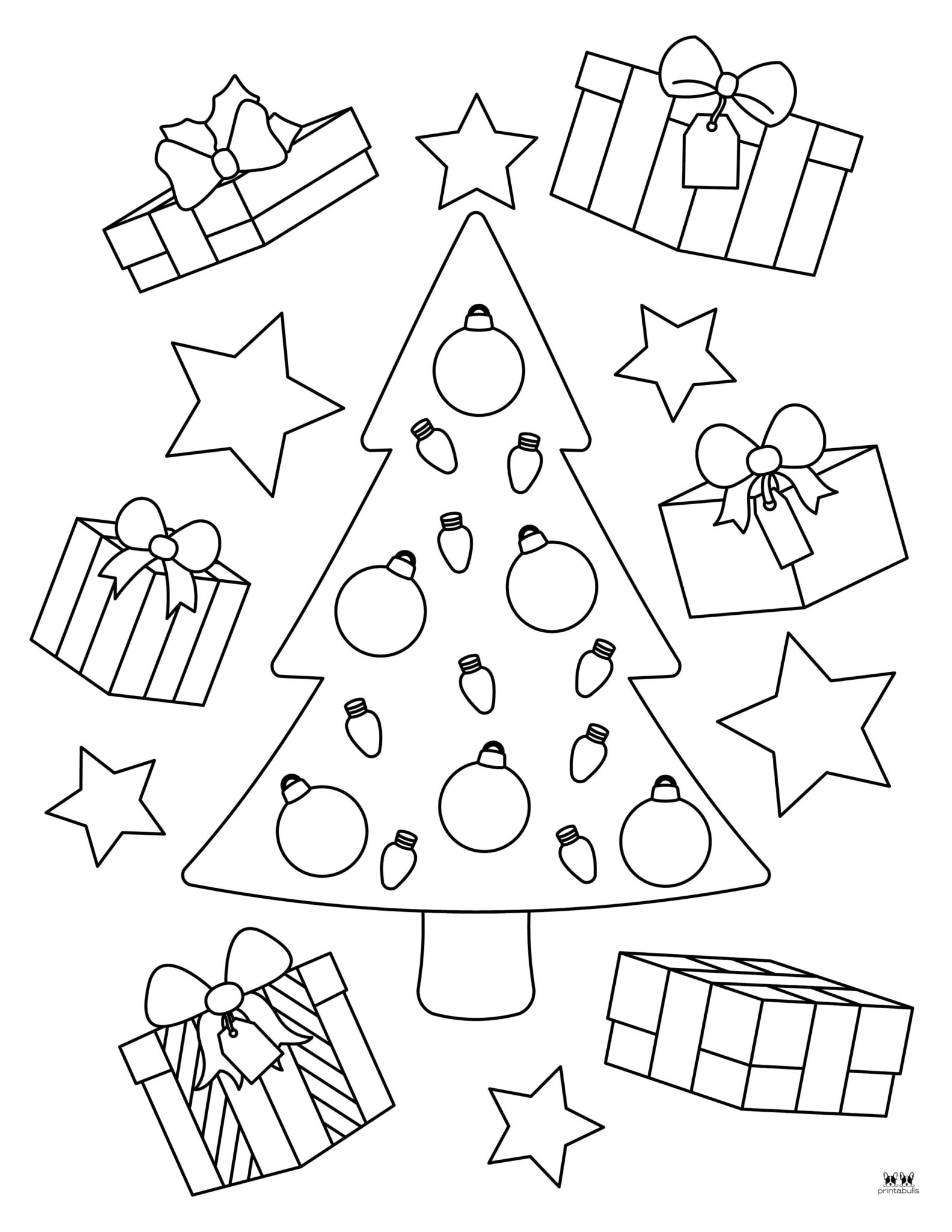Christmas Present Coloring Pages - 25 FREE Pages | Printabulls