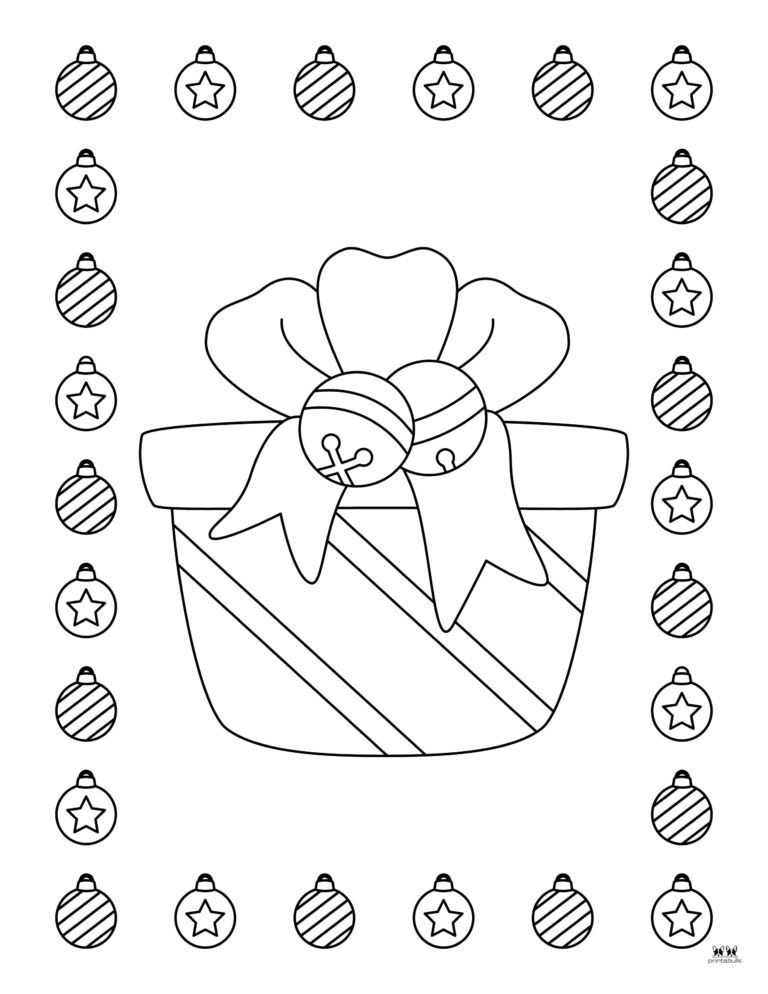 Christmas Present Coloring Pages - 25 FREE Pages | Printabulls