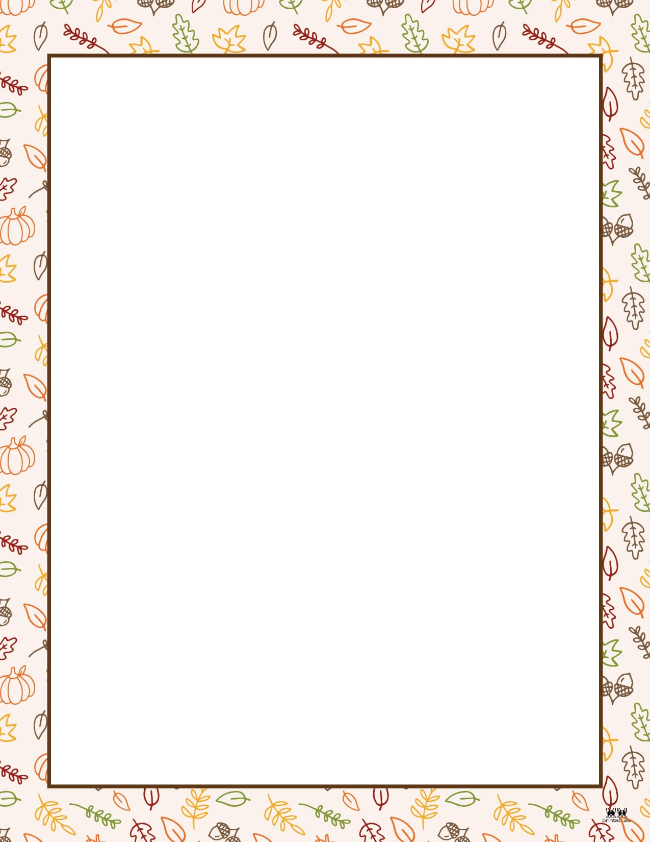 Fall Borders - 20 FREE Page Borders | Printabulls