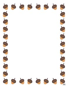 Fall Borders - 20 FREE Page Borders | Printabulls