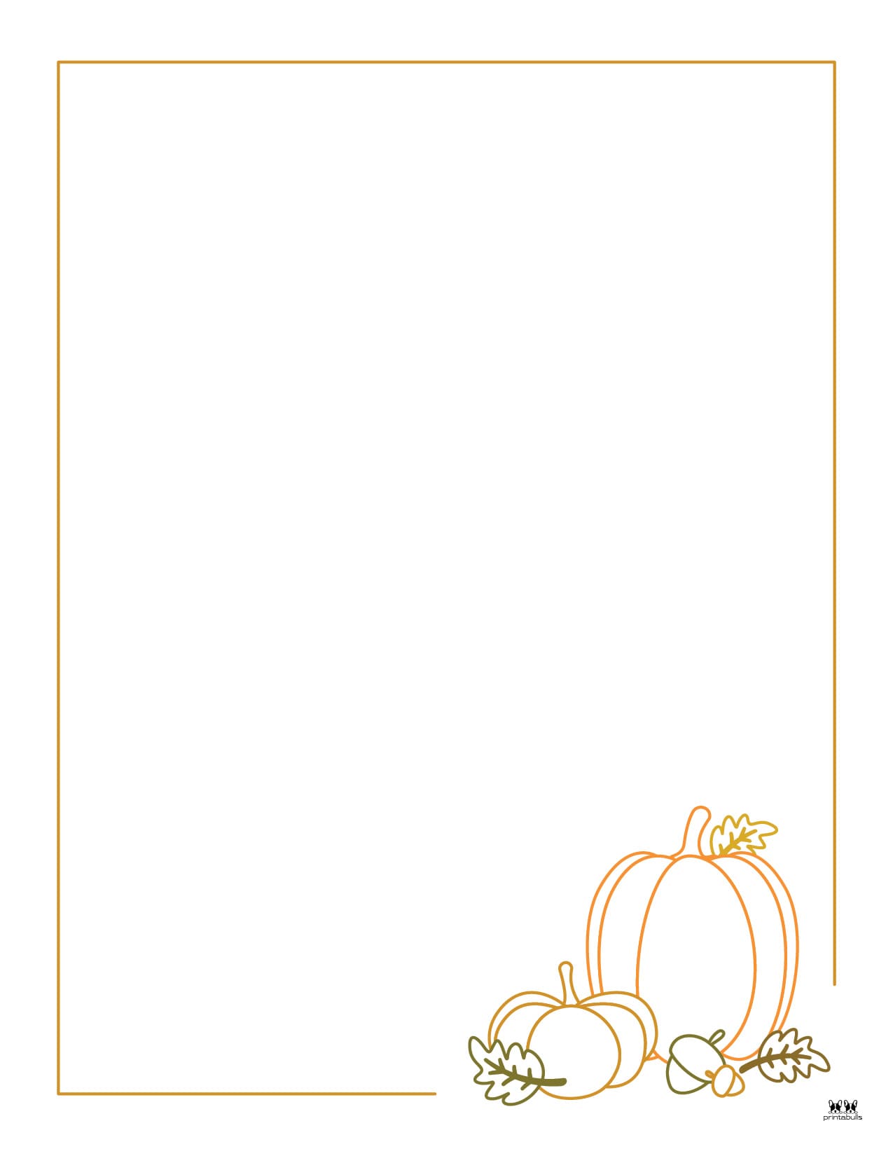 Fall Borders - 20 FREE Page Borders | Printabulls