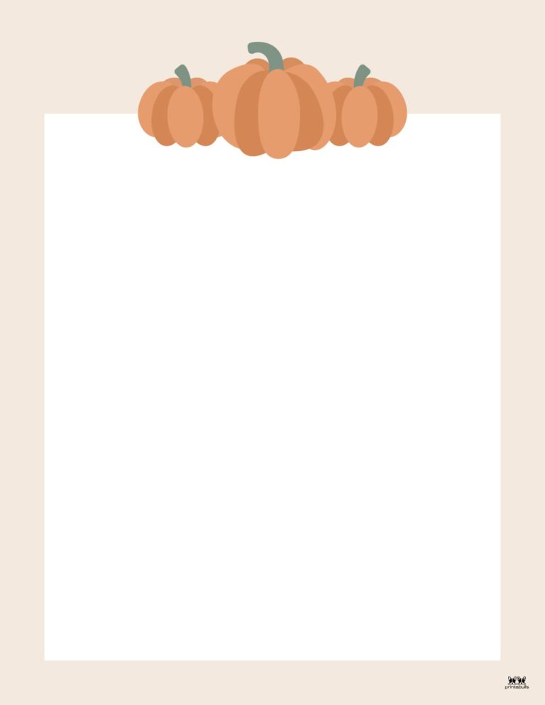 Fall Borders - 20 FREE Page Borders | Printabulls