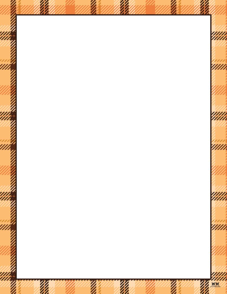 Fall Borders - 20 FREE Page Borders | Printabulls