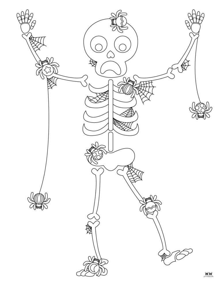 Halloween Spider Coloring Pages - 25 FREE Pages | Printabulls