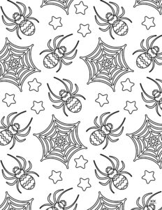 Halloween Spider Coloring Pages - 25 FREE Pages | Printabulls