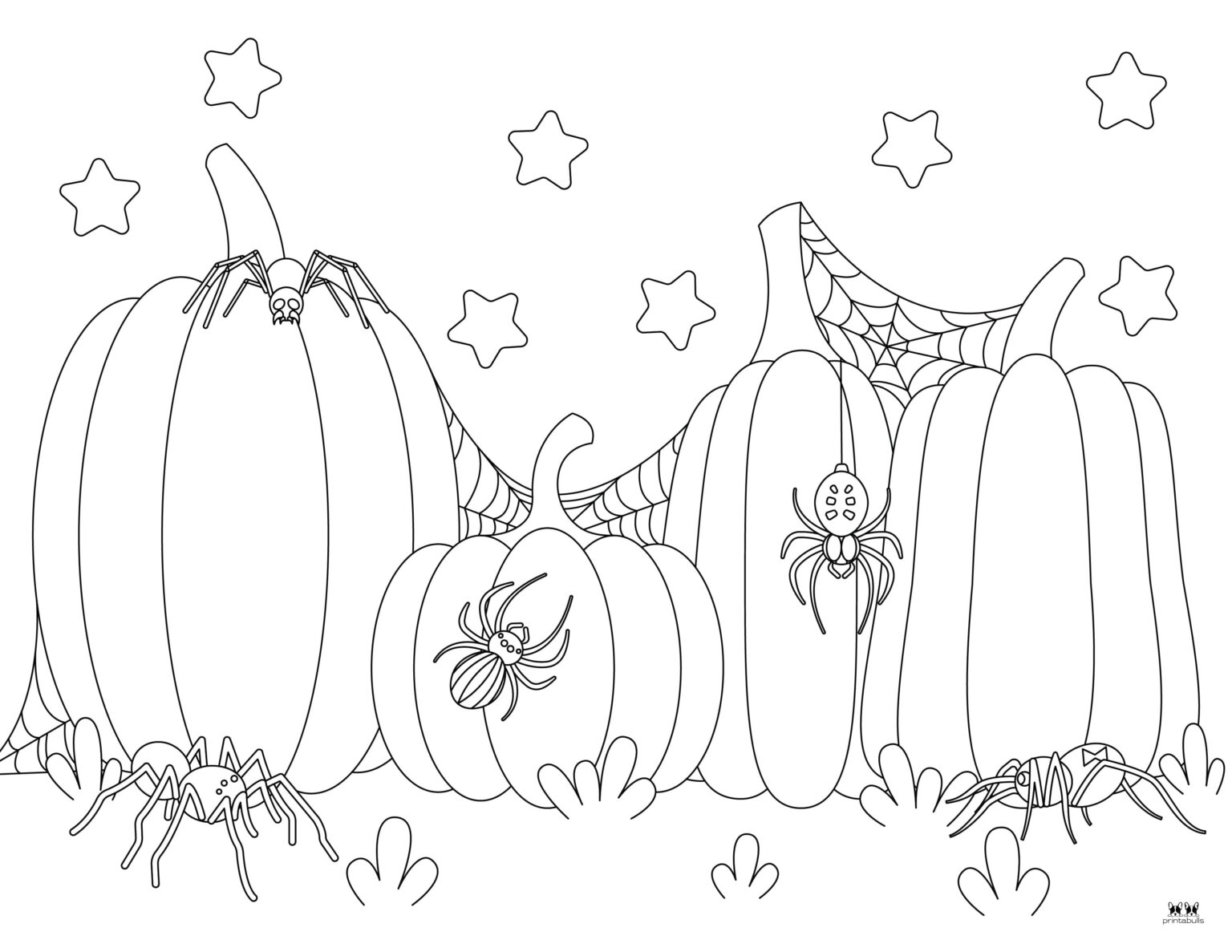 Halloween Spider Coloring Pages - 25 FREE Pages | Printabulls