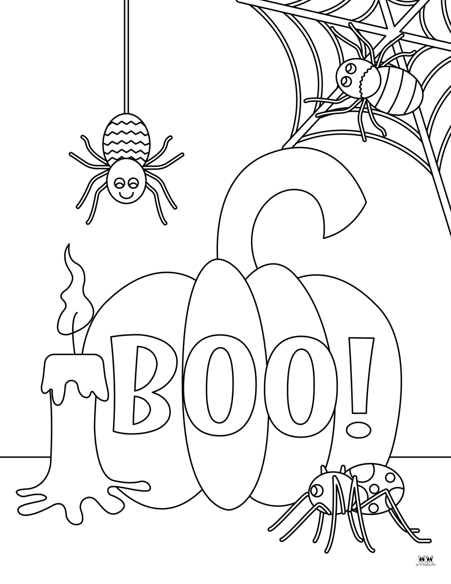 Halloween Spider Coloring Pages - 25 FREE Pages | Printabulls