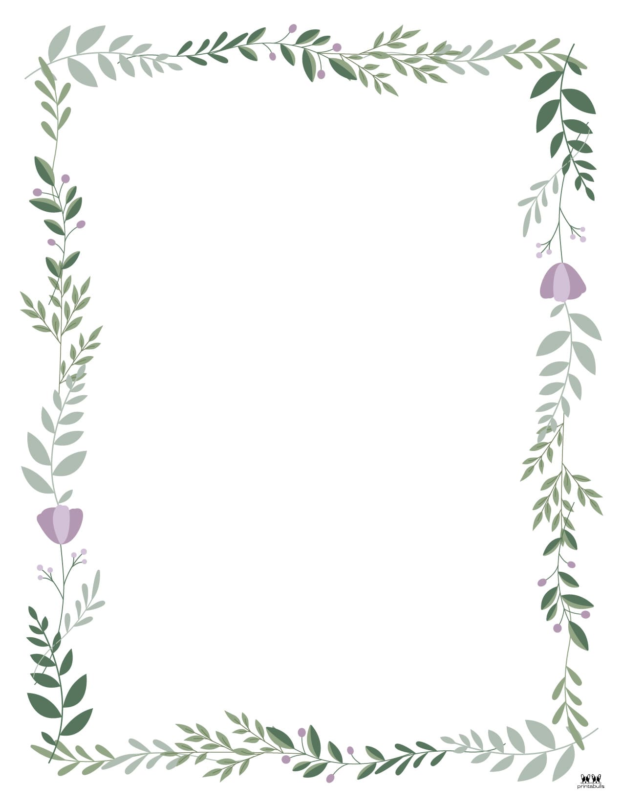 Leaf Borders - 30 FREE Printable Borders - PrintaBulk Leaf Borders - 30 FREE Printable Borders - PrintaBulk