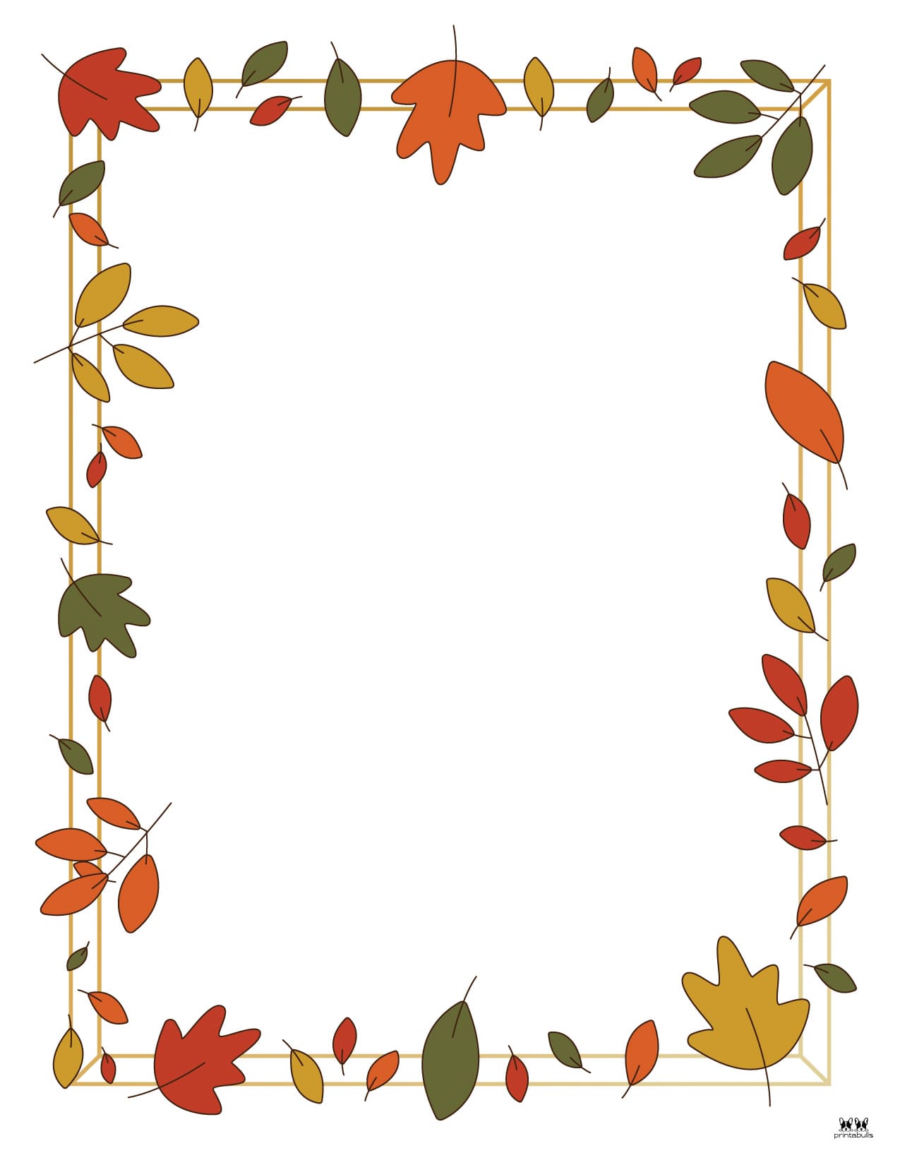 Leaf Borders - 30 FREE Printable Borders - PrintaBulk Leaf Borders - 30 FREE Printable Borders - PrintaBulk