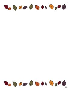 Leaf Borders - 30 FREE Printable Borders - PrintaBulk