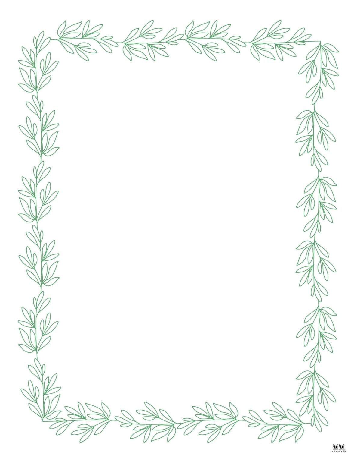 Leaf Borders - 30 FREE Printable Borders - PrintaBulk