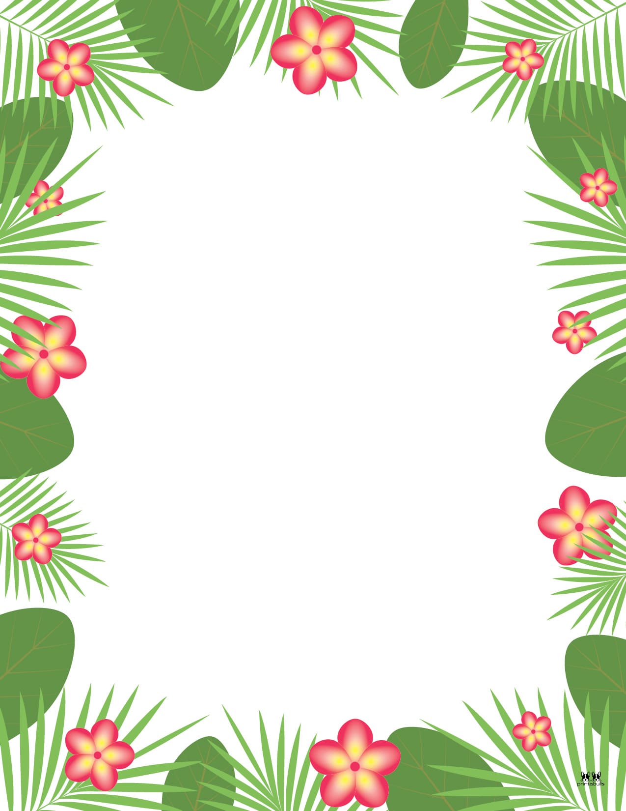 Leaf Borders - 30 FREE Printable Borders | Printabulls