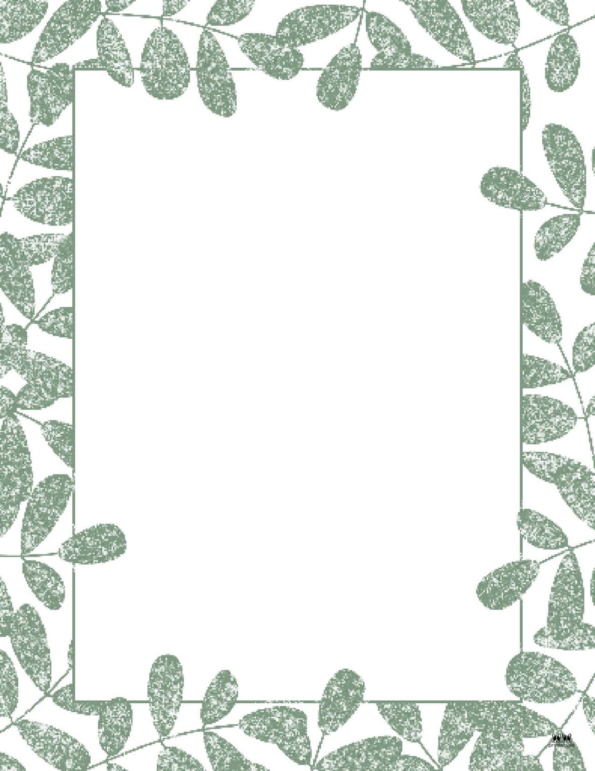 Leaf Borders - 30 FREE Printable Borders | Printabulls