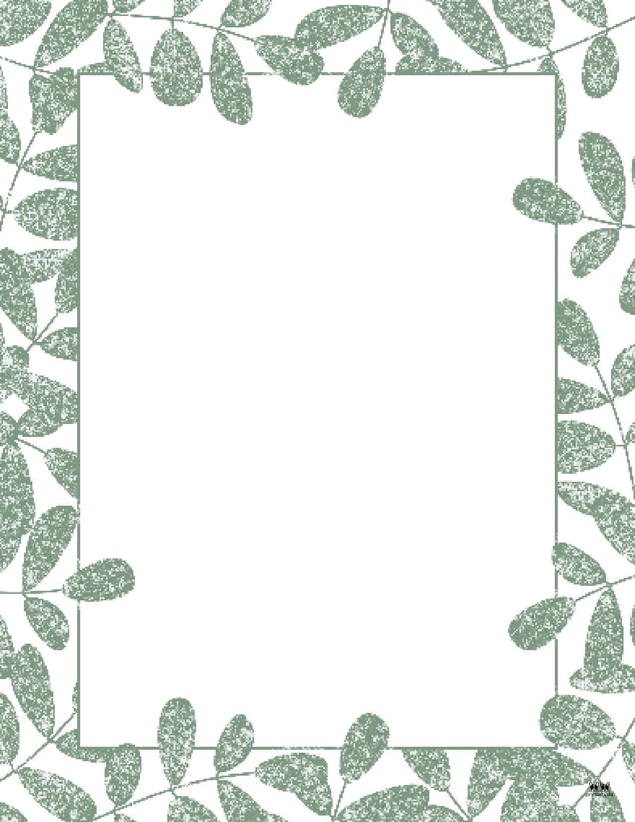 Leaf Borders - 30 FREE Printable Borders | Printabulls