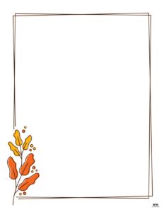 Leaf Borders - 30 FREE Printable Borders | Printabulls