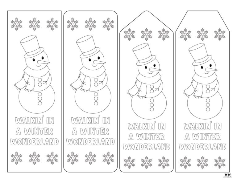 Christmas Bookmarks - 25 FREE Bookmarks | Printabulls