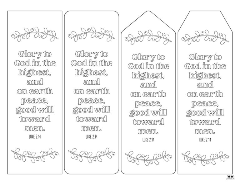 Christmas Bookmarks - 25 FREE Bookmarks | Printabulls