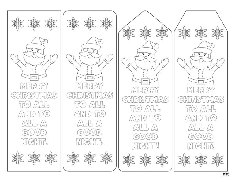 Christmas Bookmarks - 25 FREE Bookmarks | Printabulls