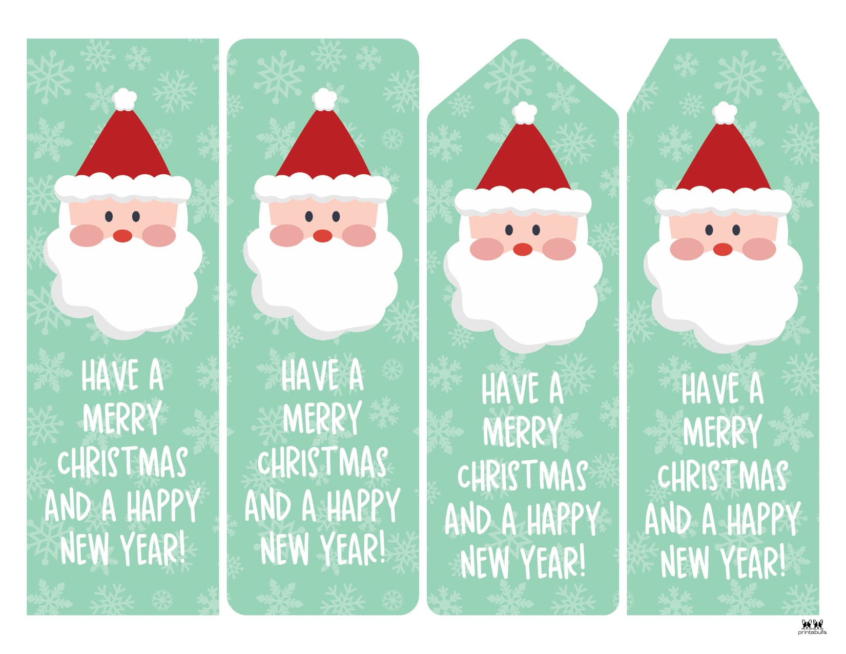 Christmas Bookmarks - 25 FREE Bookmarks | Printabulls