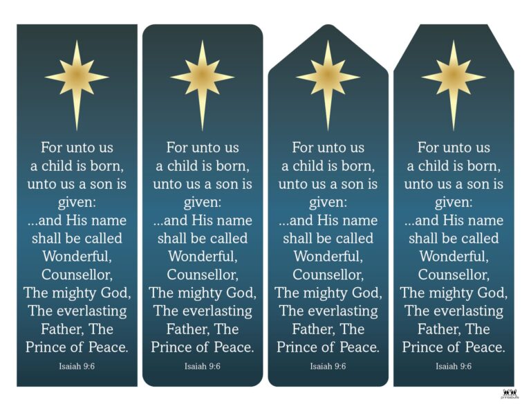 Christmas Bookmarks - 25 FREE Bookmarks | Printabulls