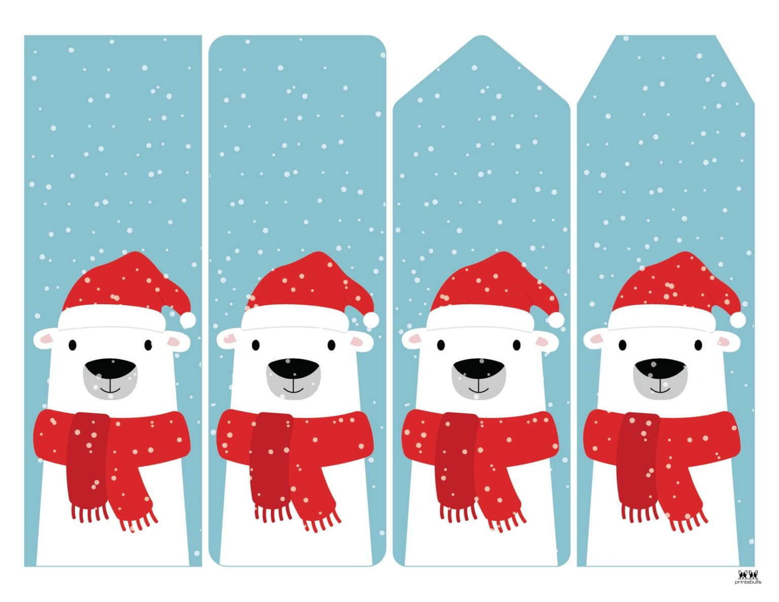 Christmas Bookmarks - 25 FREE Bookmarks | Printabulls