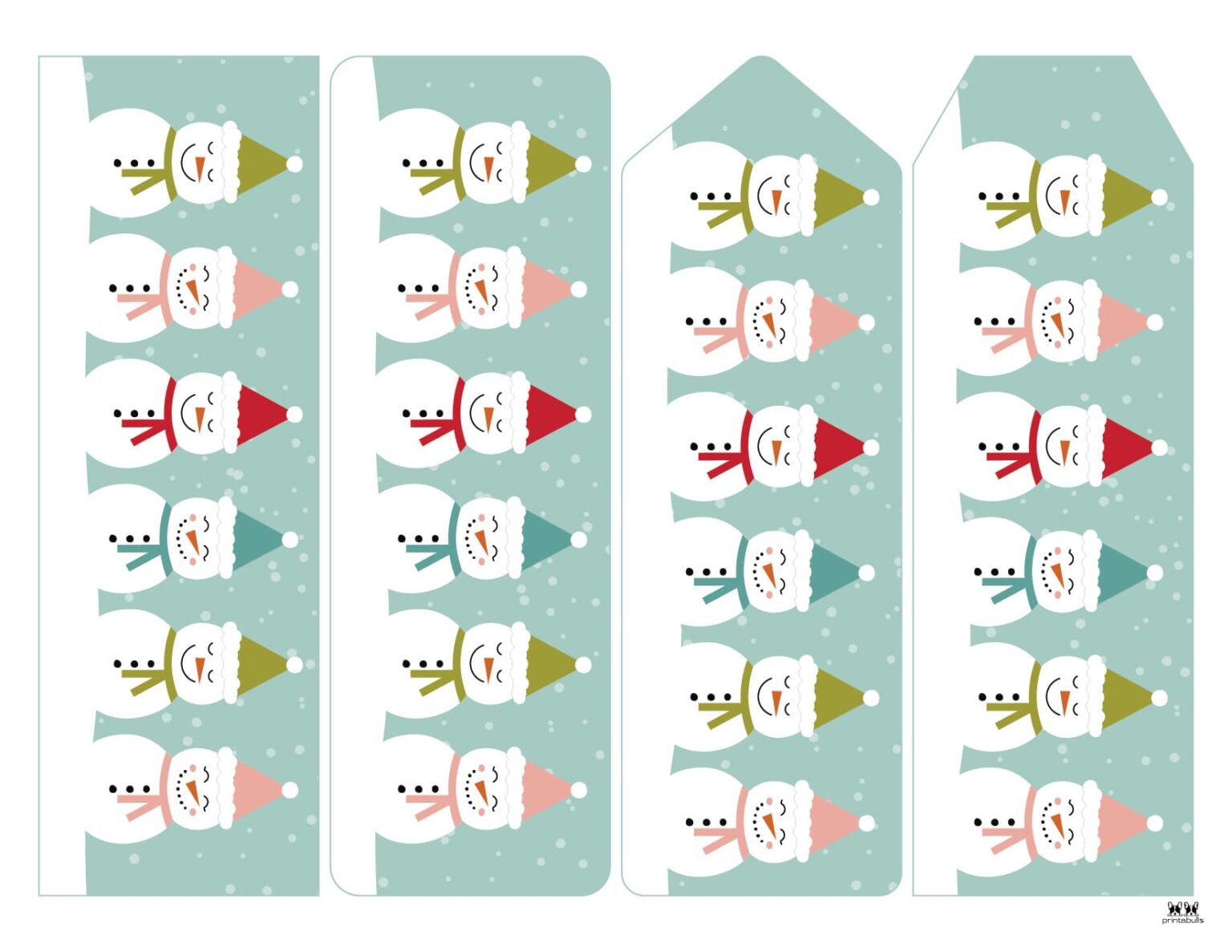 Christmas Bookmarks - 25 FREE Bookmarks | Printabulls
