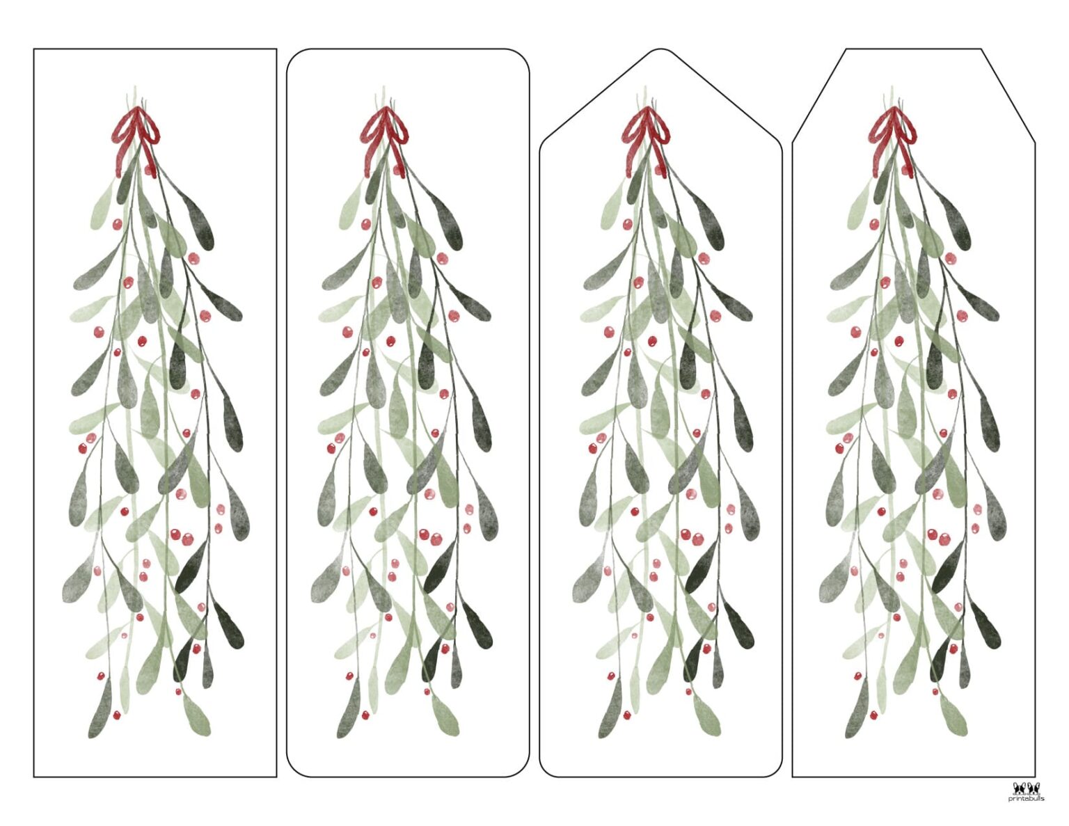 Christmas Bookmarks - 25 FREE Bookmarks | Printabulls