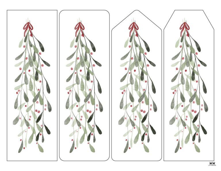 Christmas Bookmarks - 25 FREE Bookmarks | Printabulls