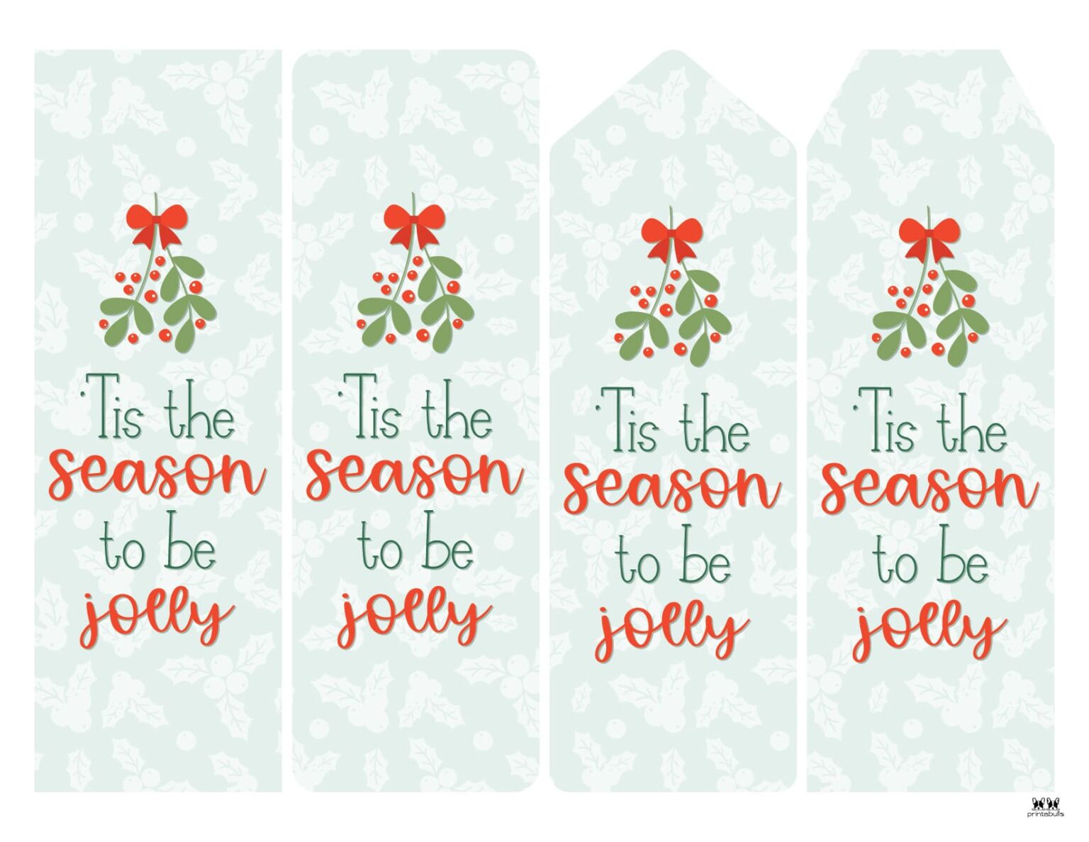 Christmas Bookmarks - 25 FREE Bookmarks | Printabulls