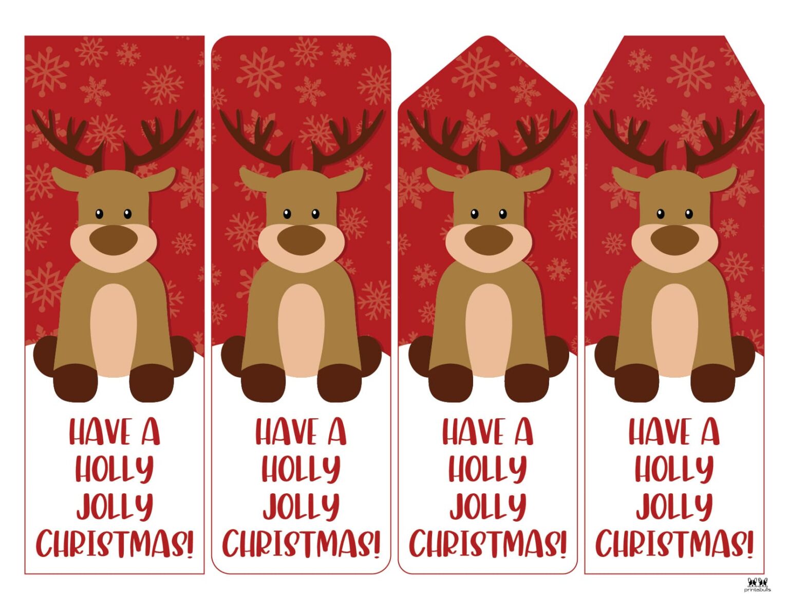 Christmas Bookmarks - 25 FREE Bookmarks | Printabulls