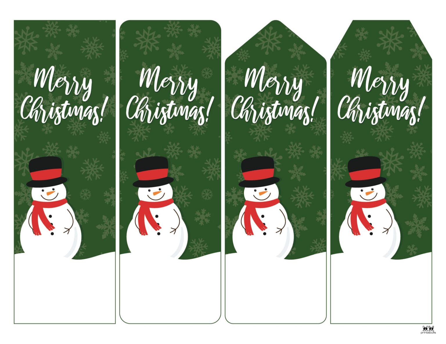 Christmas Bookmarks - 25 FREE Bookmarks | Printabulls